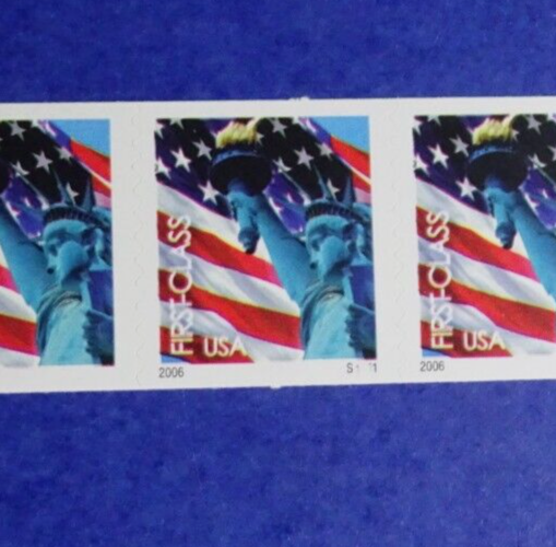 US 3969 STATUE OF LIBERTY & FLAG NON-DENOMINATED 39c STAMPS PLATE ...