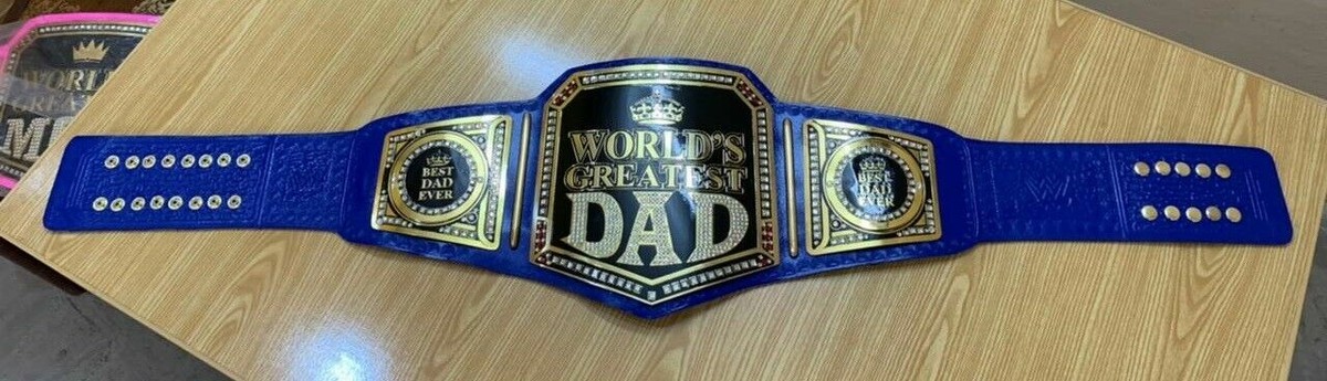 Worlds Greatest Sons Belt Universal Championship W Blue Belt Roman