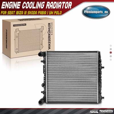 Engine Cooling Radiator for Seat Ibiza III Skoda Fabia I 6Y2 VW Polo ...