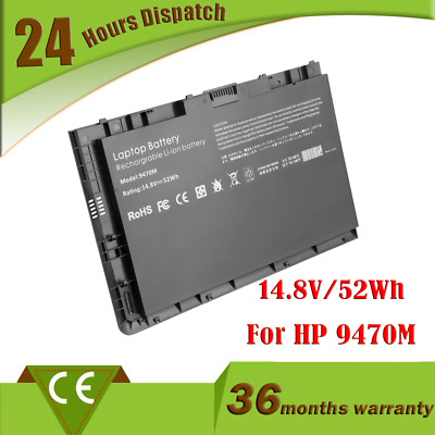 BT04XL Laptop Battery for HP EliteBook Folio 9470m 52Wh 687945-001 ...