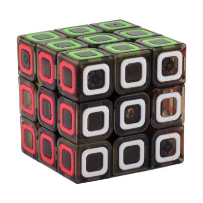 QiYi Puzzle Cube - Dimension 3x3 Cube - Stickerless - Fast (Black) | eBay
