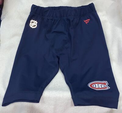 FANATICS NHL Montreal Canadiens Pro Fitted Compression Hockey Shorts ...
