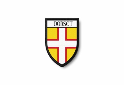 Patch printed shield embroidery border badge souvenir flag city county ...