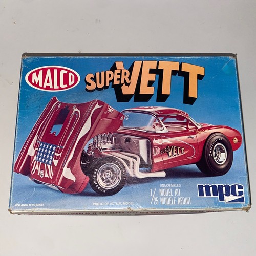 MPC CORVETTE MALCO Super Vette 1974 1/25 Model Kit | eBay
