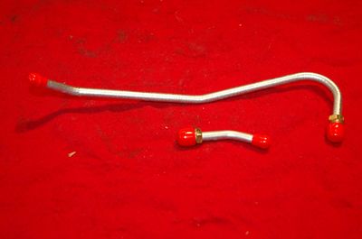 1970-71 LOWER FUEL LINE KIT MOPAR 340" SIX PACK 2PC OEM TUBE PUMP TO ...