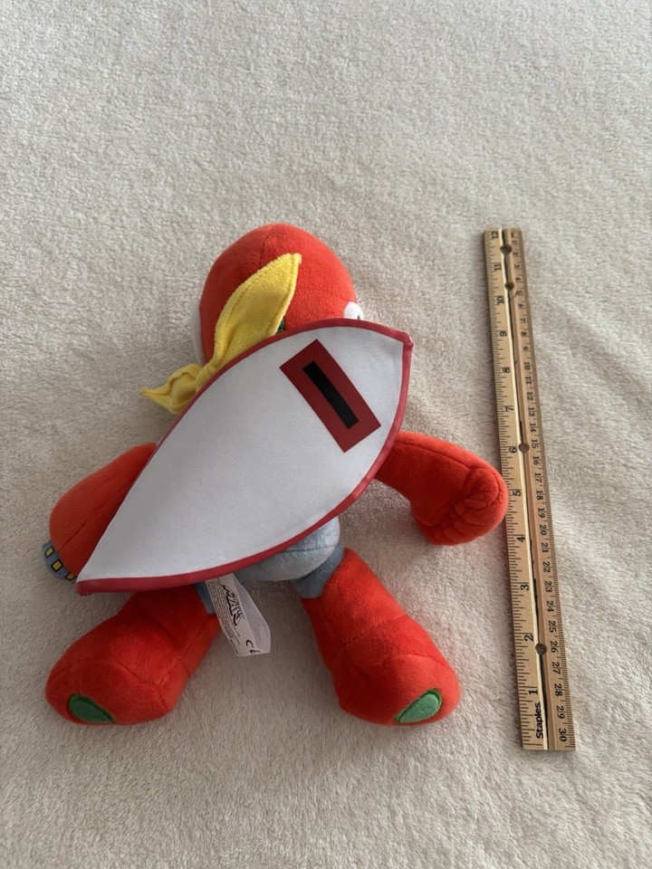 Sanei RED Mega Man Rockman ALL STAR COLLECTION Proto Man Plush Capcom ...