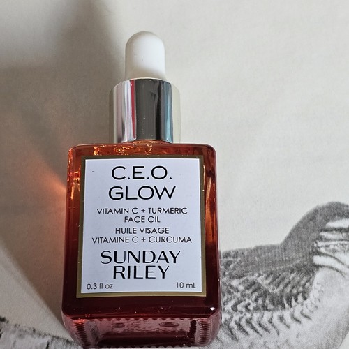Sunday Riley CEO Glow Vitamin C & Turmeric Face Oil 10ml BRAND NEW ...