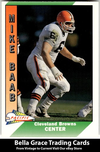 1991 Pacific Mike Baab #76 Cleveland Browns NFL Football | eBay