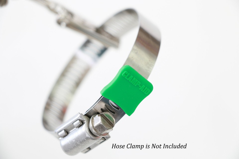20 PK GREEN 1/2" Clamp-aid Hose Clamp End Caps Guards Covers Sleeves ...