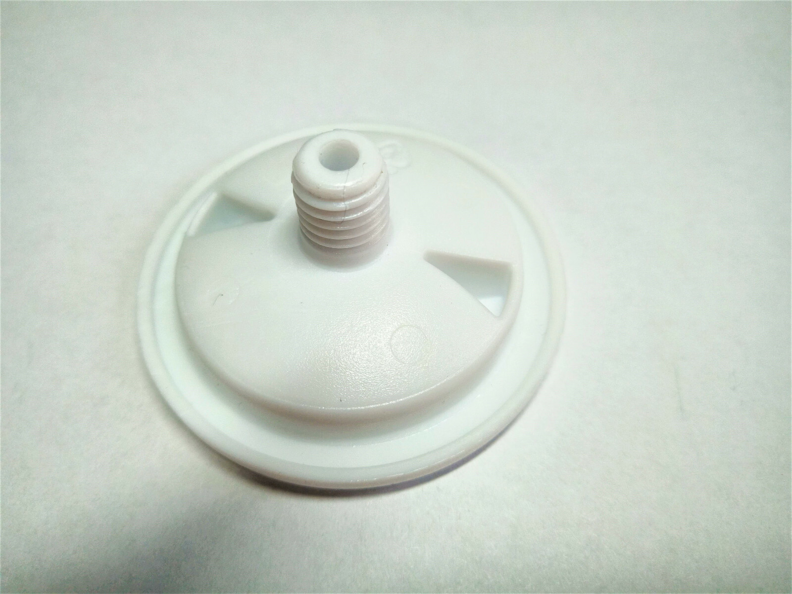 2 x M10 Car Fuel Tank Filler Cap DISH TYPE Lid LPG AutoGas Cover WHITE ...
