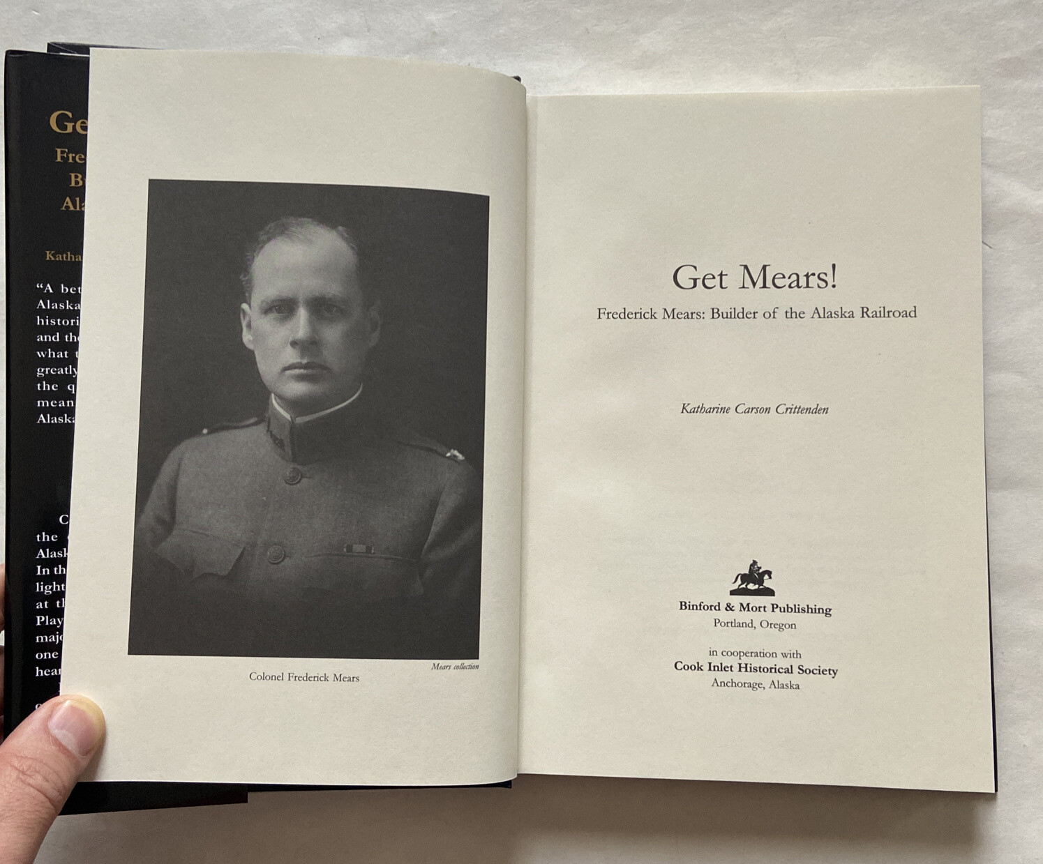 Get Mears! Frederick Mears: Builder of the Alaska Railroad HARDCOVER ...