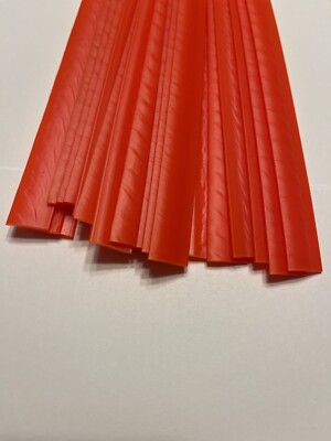 Red Orange HDPE Polyethylene Plastic Welding Rods-Flat Sticks -20ft ...
