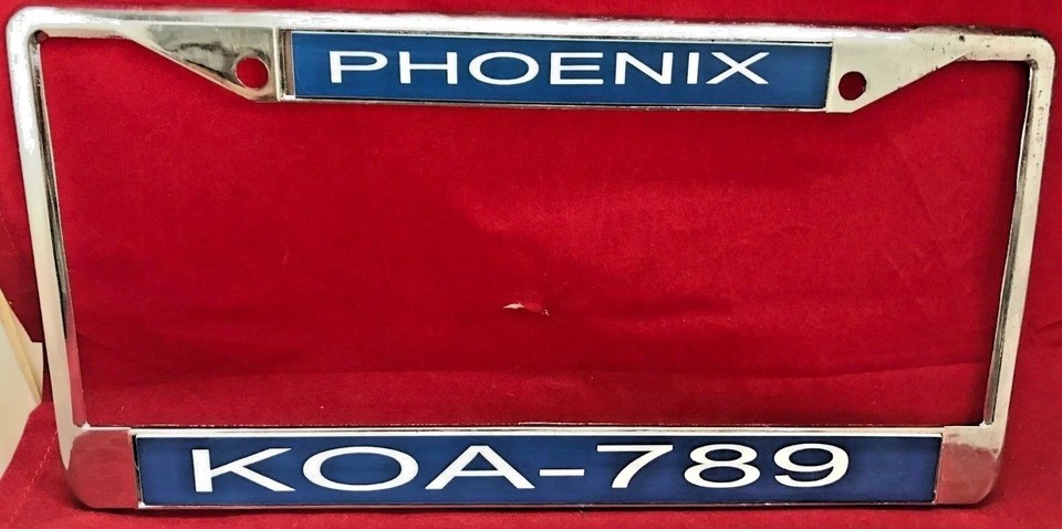 Custom Personalized Engraved Chrome License Plate Frame Metal High ...