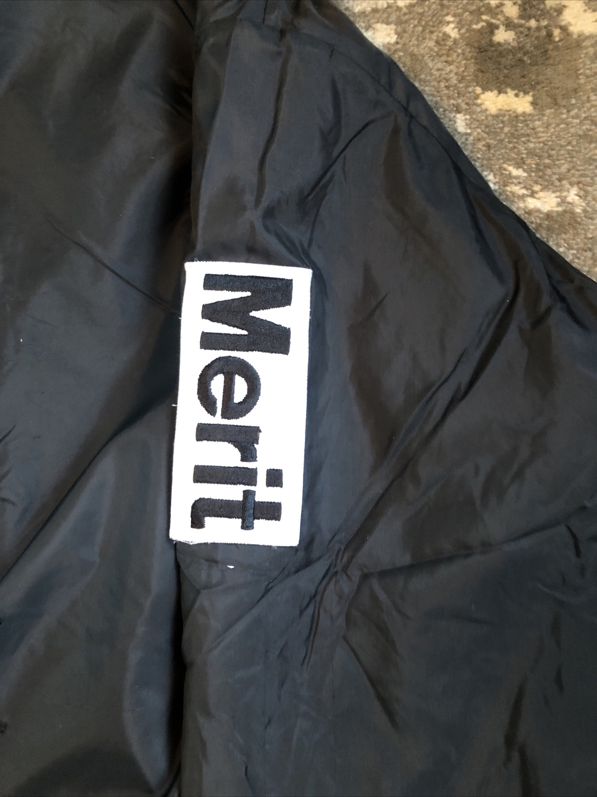 Rare Vintage Merit Gas STATION ATTENDANT JACKET Sz La… - Gem