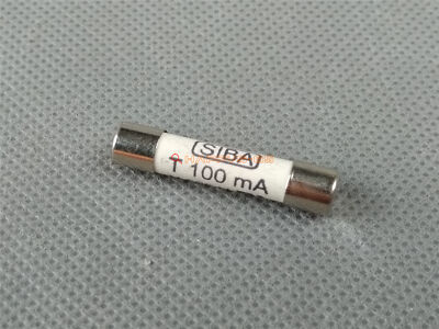 1PCS SIBA Ceramic Tube Time-Lag Cylindrical Fuse 100mA T100mA H500V New ...
