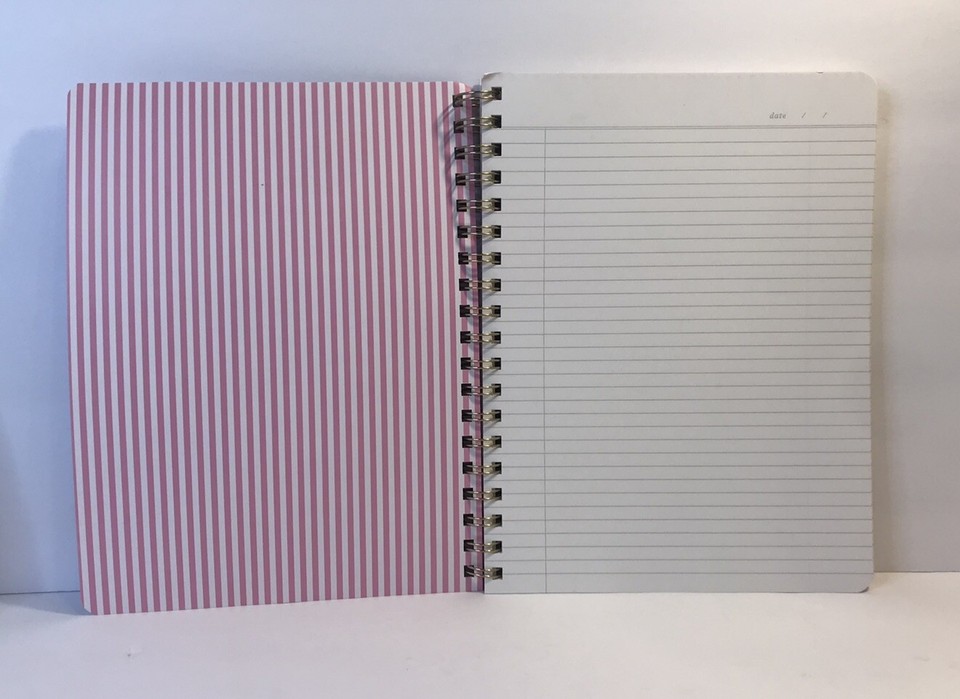 Fringe Studio FLORAL NOTES Pink Journal Spiral Notebook 192 Lined Pages ...