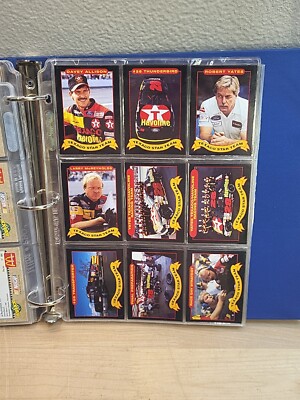 Davey Allison NASCAR Texaco Star Team 1992 Maxx Race Cards Complete Set ...