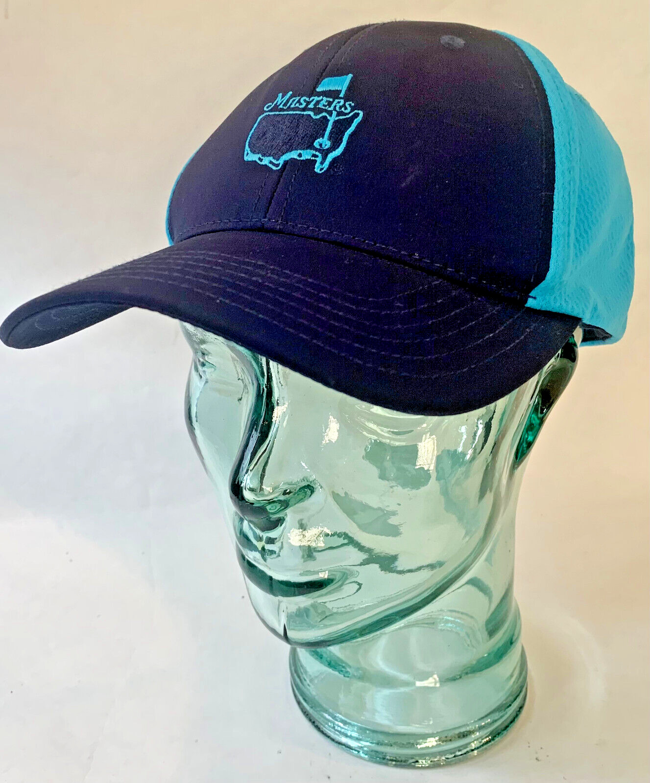 Masters Augusta GA Golf Hat Cap Mesh Snapback Blue Po… - Gem