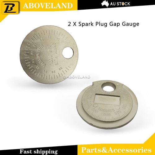 2PCS Spark Plug Gap Gauge Tool Ruler Measure Wider opener measurement 0 ...