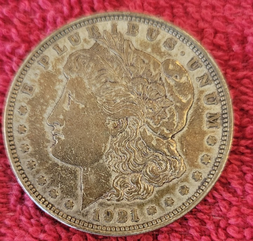 1921 D Denver Mint Silver Morgan Dollar Coin United States of America ...