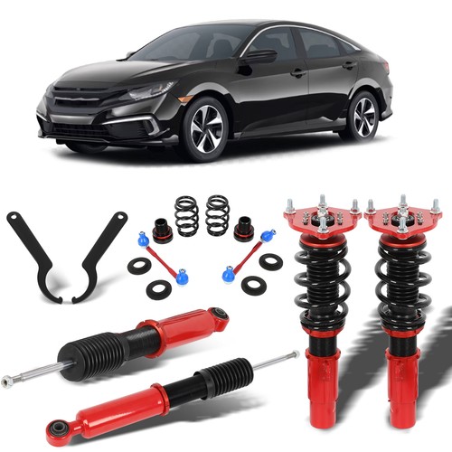 Coilovers Shocks For Honda Civic Hatchback 16-21 Suspension Lowering ...