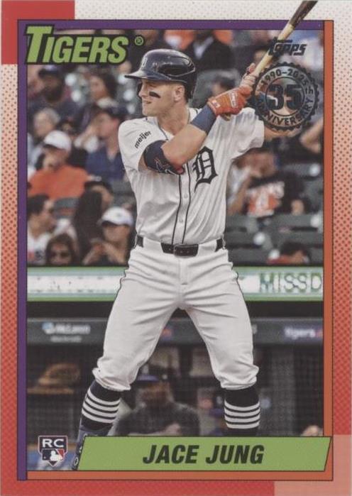 2025 Topps Series 1 - 1990 Topps Baseball Jace Jung #T90-55 (RC) for ...
