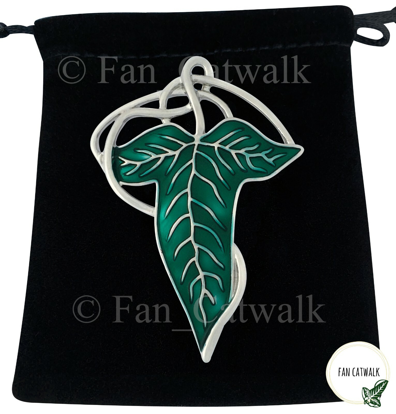 GOLD VEINS + Elven Leaf Brooch SET Pin Badge Hobbit LOTR Lord of The ...