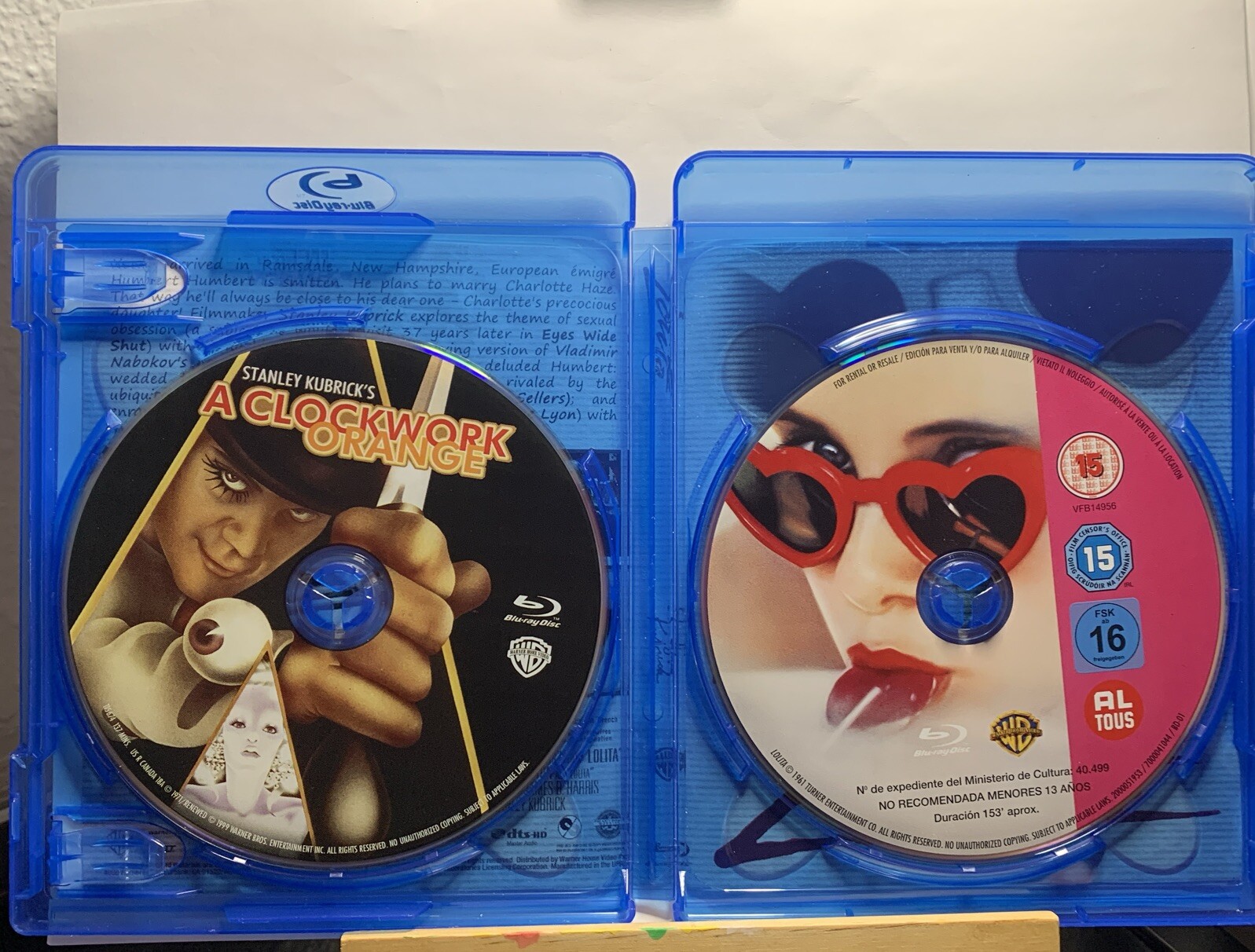 Stanley Kubrick 4-Movie Lot (Blu-ray Disc, 2011) See Photos/Description ...