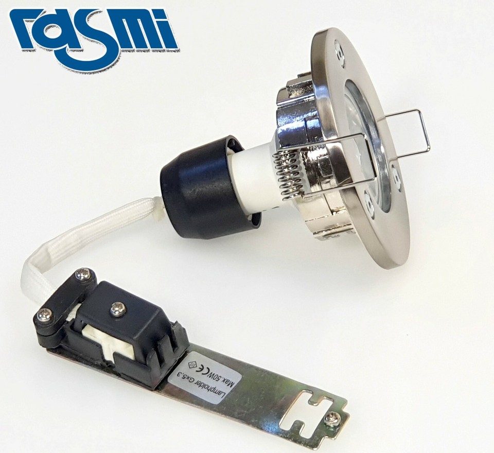 6 x LED GU10 recessed downlight spotlight ceiling TWIST & LOCK fixed ...