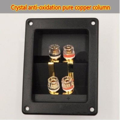 1pcs Speaker junction box HIFI audio Copper terminal box Speaker repair ...