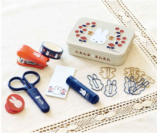 Miffy mini stationery 8 pieces set in cute can JAPAN NEW | eBay