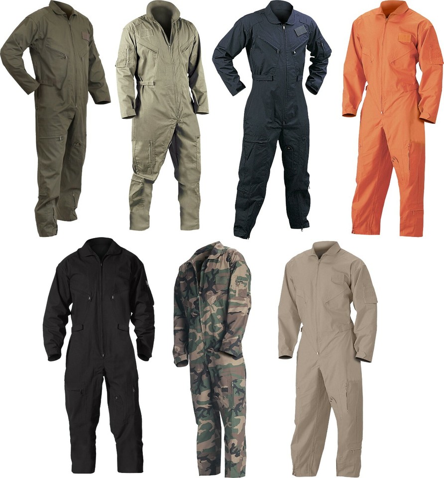 Flight Suit Work Coveralls Air Force Overalls Utility Jump Military ...