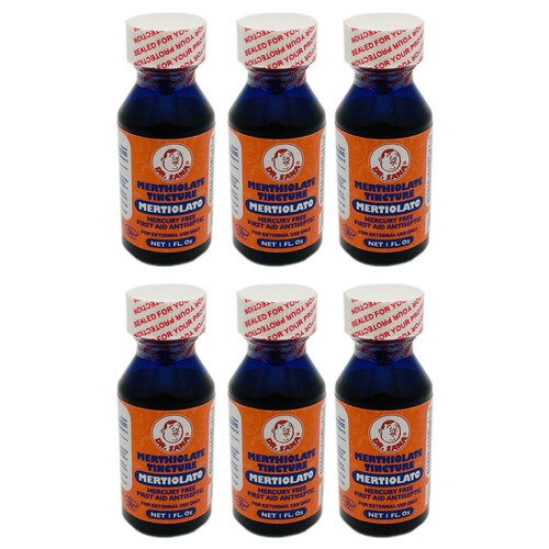 Dr Sana Merthiolate Tincture. Antiseptic for Minor injuries. 1 oz. Pack ...