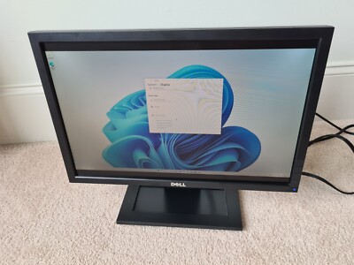 Dell E1911 LED LCD 1440x900 16:10 Widescreen Monitor VGA & DVI w/Stand ...