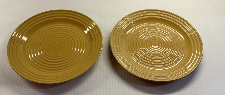 2 Home Trends HTS16 Yellow Gold Dinner Plates 10-7/8 | eBay