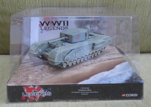 Corgi WWII Legends - British Army Churchill Tank - 141 Regiment - Sword ...