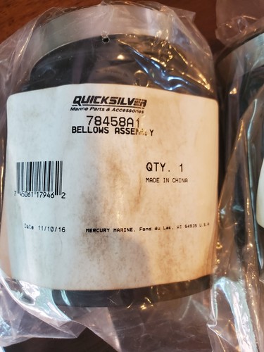 Quicksilver Mercury Mercruiser Bellows Assembly 78458A1 Bravo Alpha ...