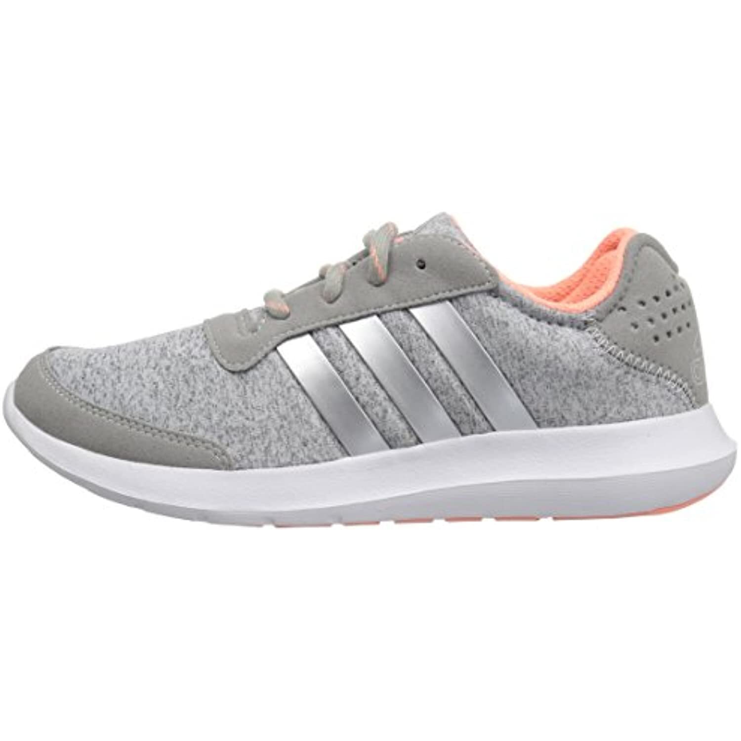 Adidas Women's Element Refresh Gray Stripe Lightweight Running Shoes ...