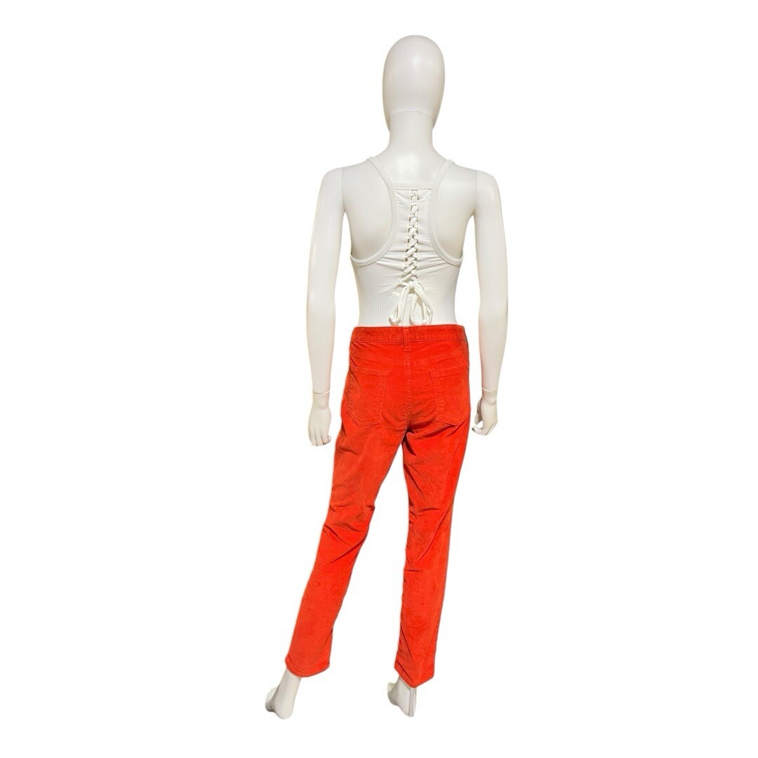 Gap Factory Orange Red Skinny Corduroy Pants, 10 | eBay
