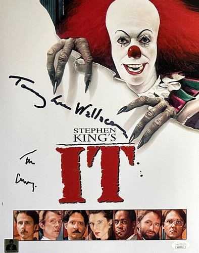 Tim Curry & Tommy Lee Wallace autographed signed 11x14 photo IT JSA ...