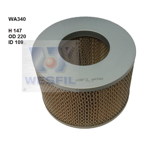 Wesfil Cooper Air Filter Wa340 A340 suits Toyota | eBay