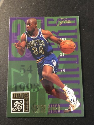 1994-95 Flair Hot Numbers Isaiah Rider #14 | eBay