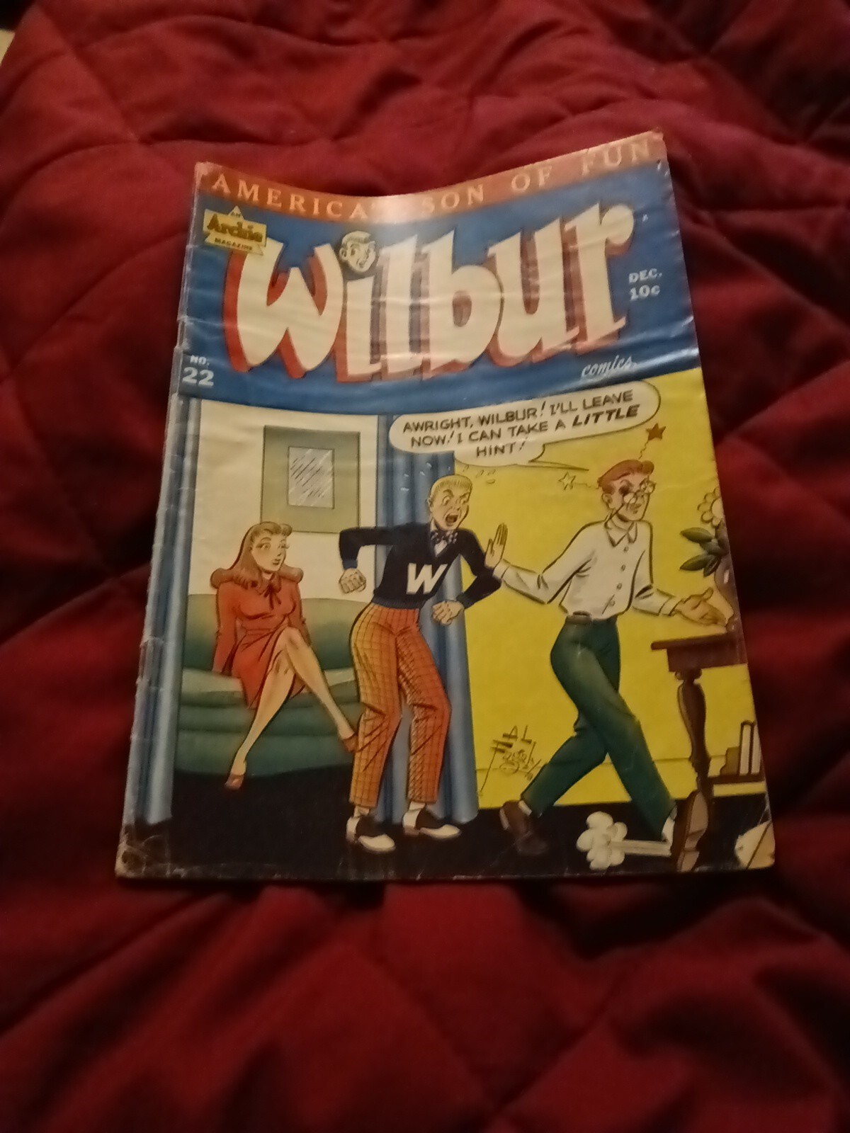 WILBUR COMICS 22 Archie/mlj 1948 Golden Age Teen Humor Katy Keene good ...