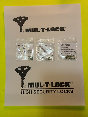 MUL T LOCK CONCAVED EXTERNAL PINS FOR MASTER PINNING REKEY LOCK KIT ...