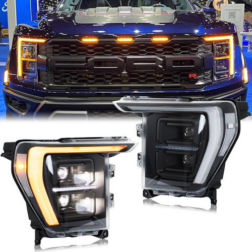 Full LED Headlights for Ford F-150 14th Gen P702 2021 2022 2023 Front ...