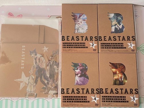 BEASTARS Season1 Vol.1 -4 First Limited Edition DVD Disc Complete Set ...