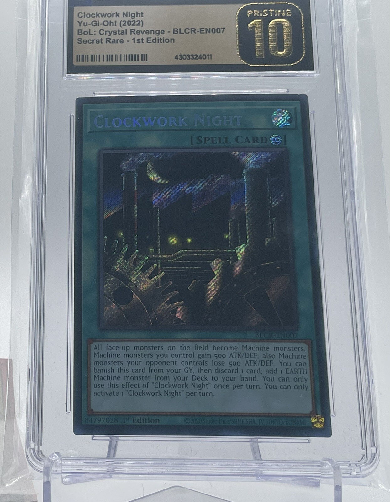 Yu-Gi-Oh! TCG Clockwork Night Battles of Legend: Crystal Revenge BLCR ...