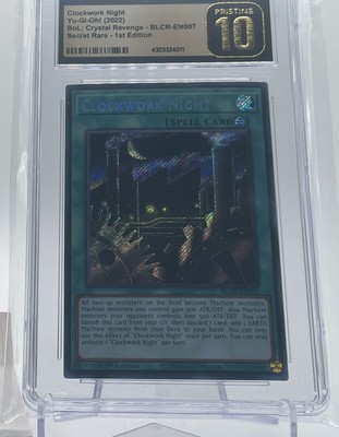 Yu-Gi-Oh! TCG Clockwork Night Battles of Legend: Crystal Revenge BLCR-EN007 1st | eBay