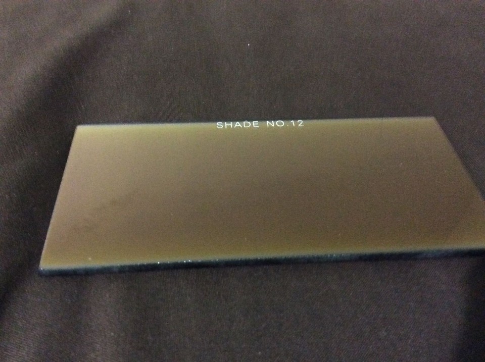 Shade 10 Welding Helmet Gold Filter Glass Lens 2x4.25 Welding Hood Lens ...