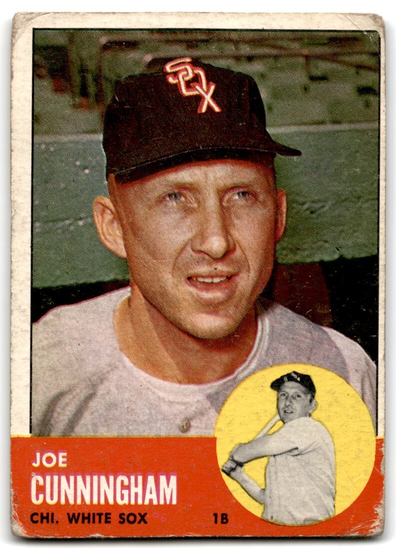 1963 Topps Joe Cunningham Baseball Cards #100 | eBay